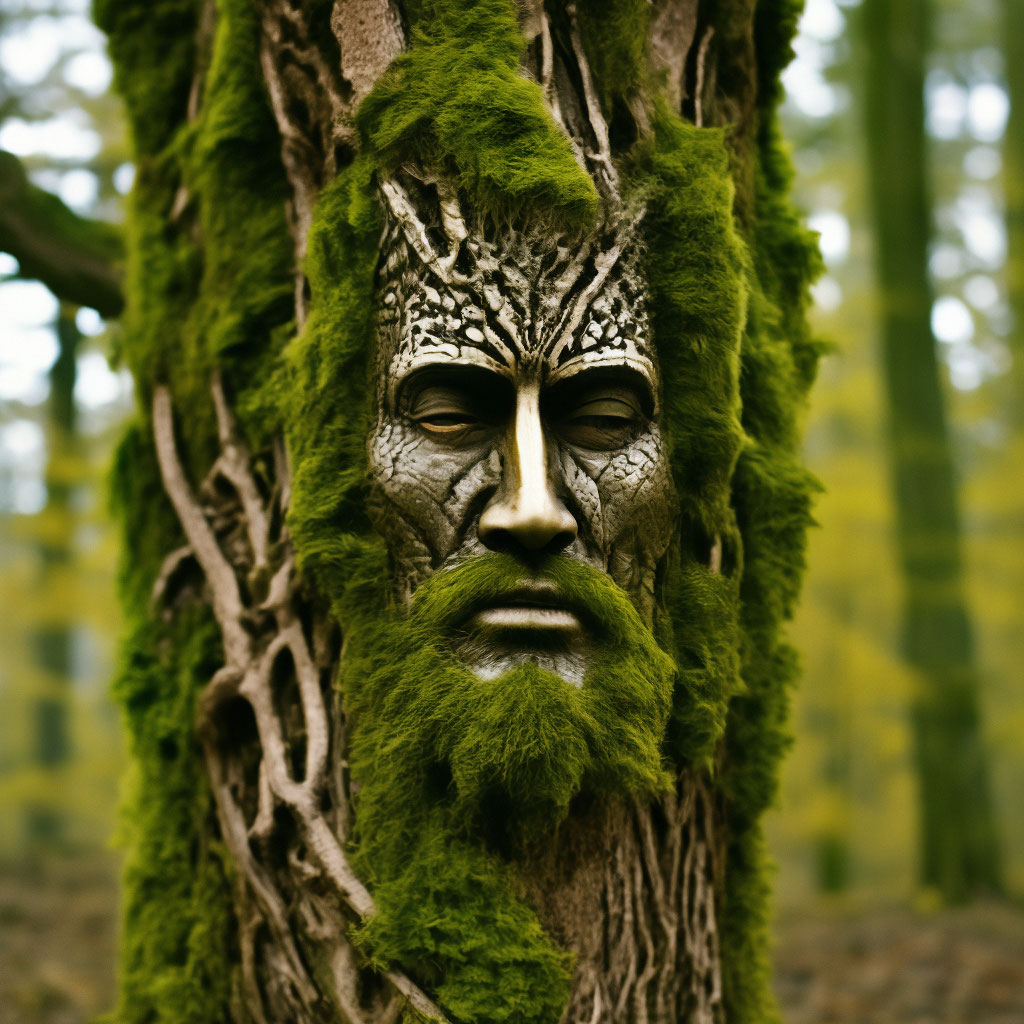 "Man-tree, high quality, megadetalization, fine-grained image." — image ...
