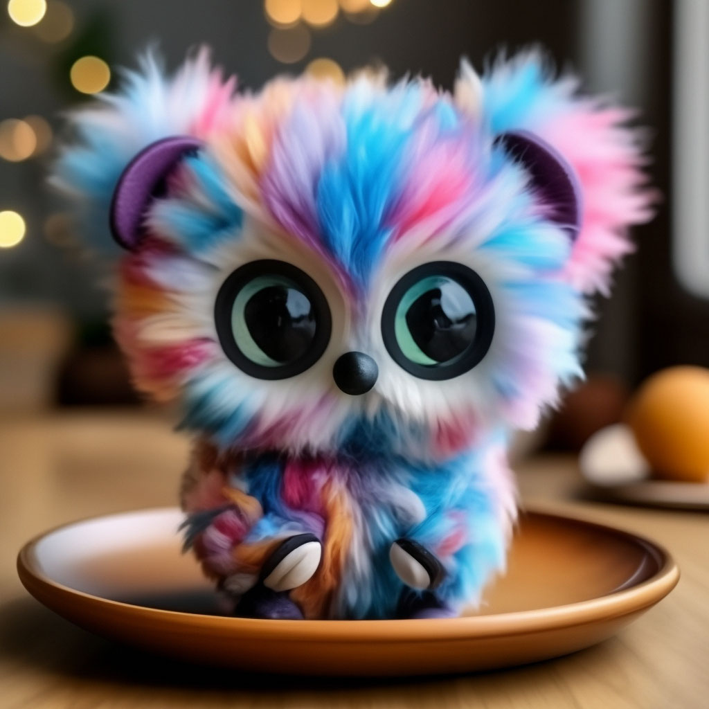 "A strange but amazingly beautiful little ultra-cute creature made of ...