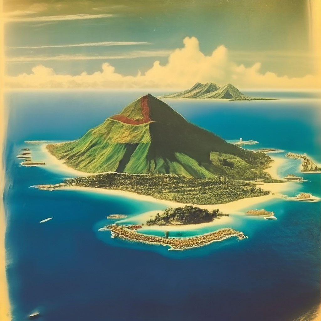 "A small island nation located in the center of the Pacific Ocean, it ...