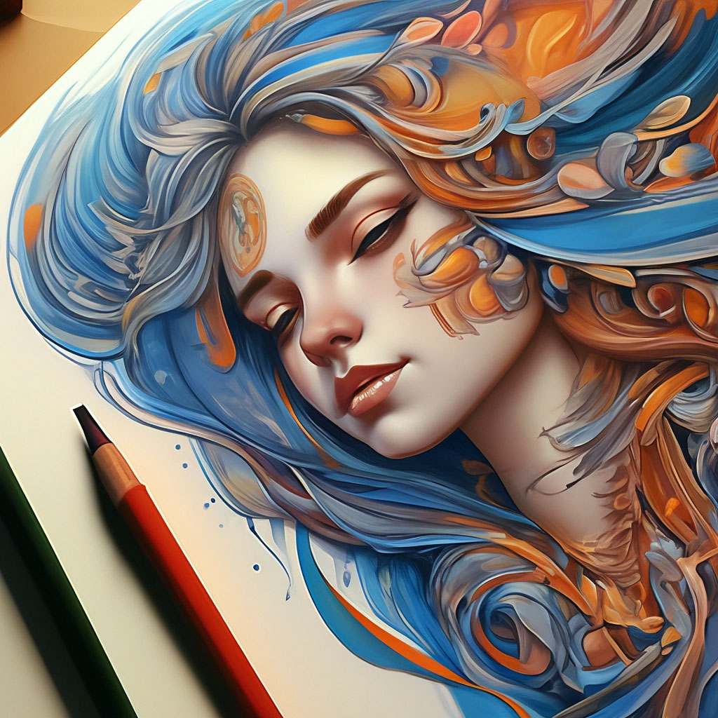 "Deep emotion, super detail, 32k, positive, stylish, detailed drawing ...