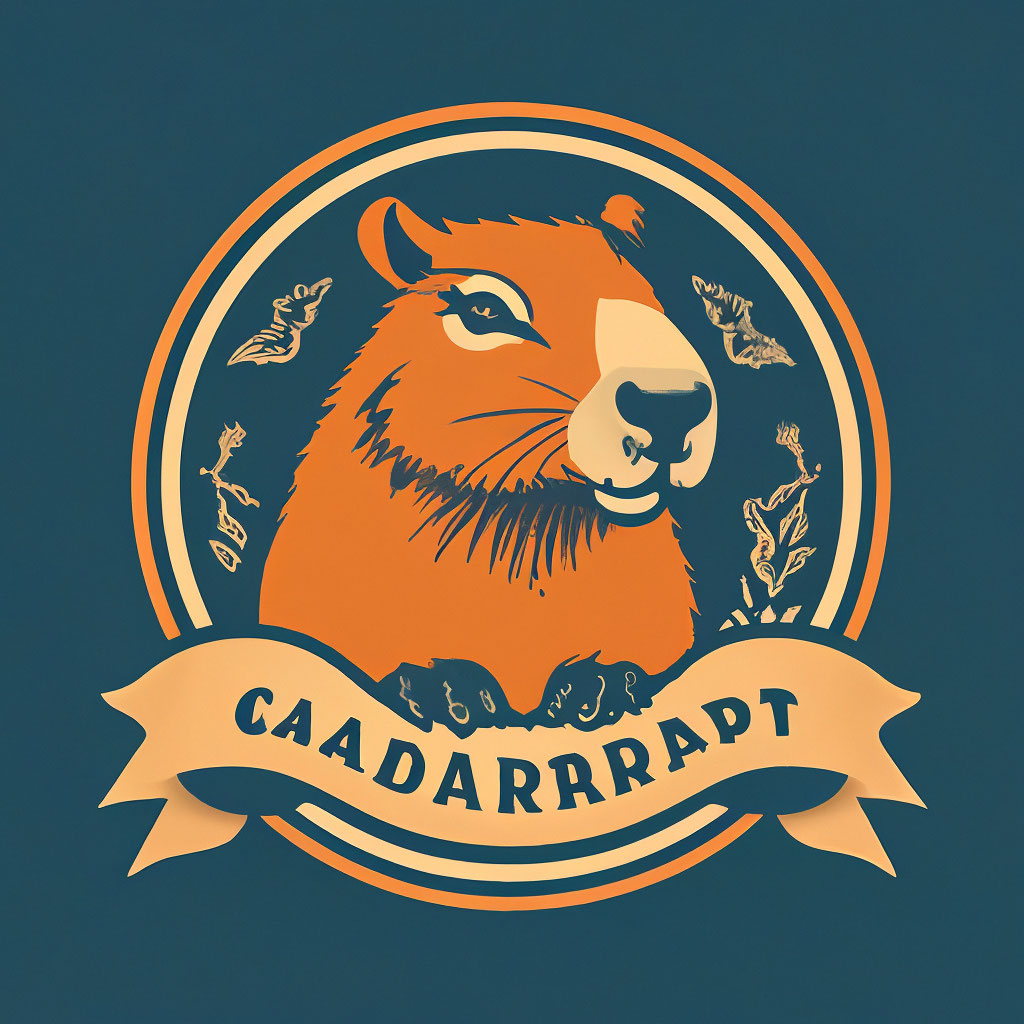 "Capybara coffee. logo" — image created in Shedevrum