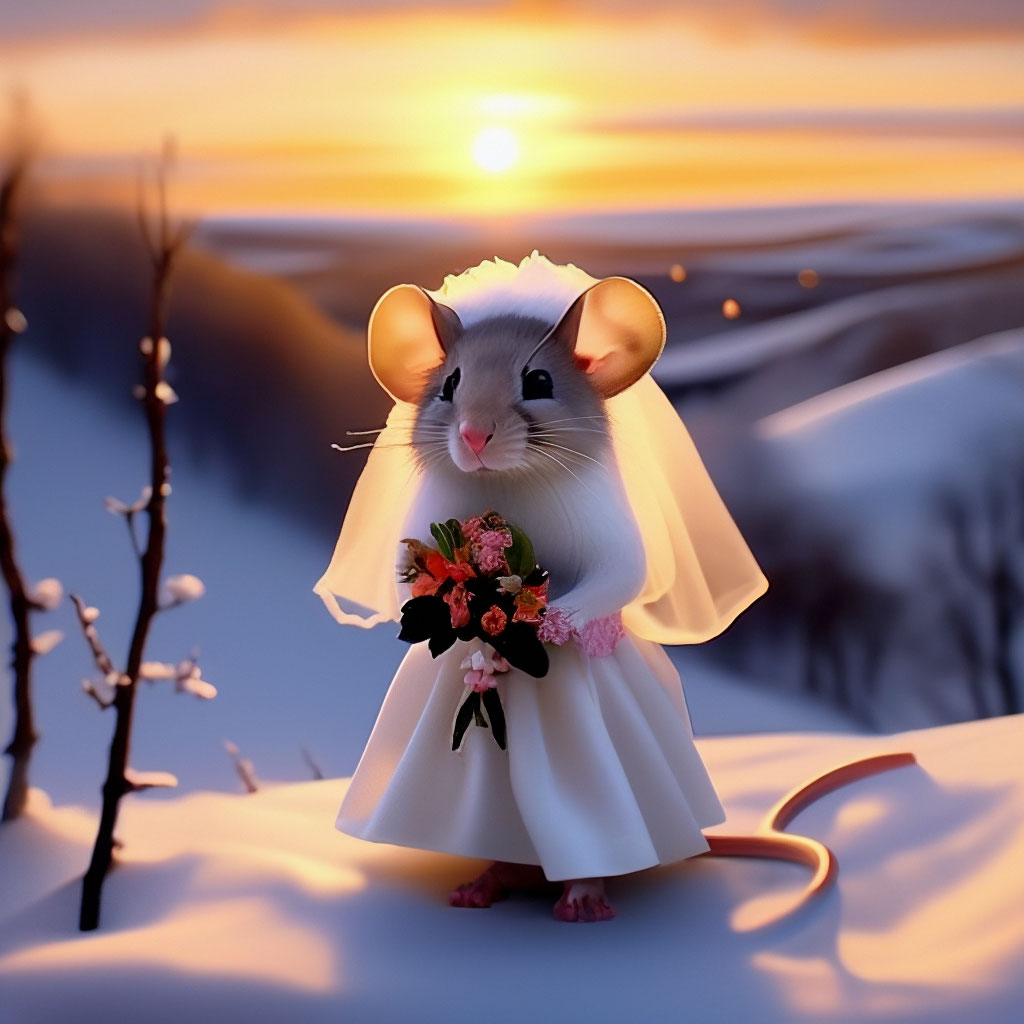 Mouse in wedding dress 60 photos - Astyledwedding.com