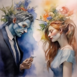 "A thin line between yes, no and no, yes, medium plan,grotesque ...