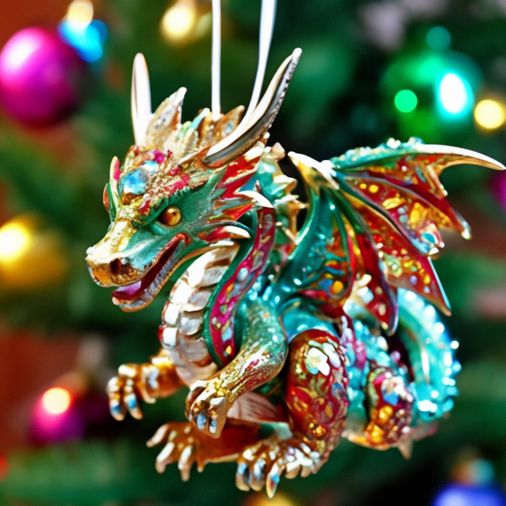 "The dragon is masterfully beautiful, bright colors, unique, sparkling ...