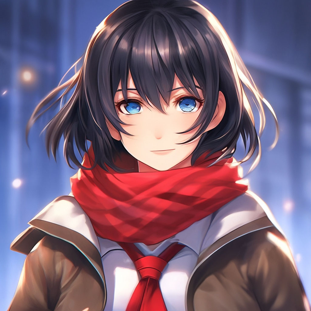 Mikasa Ackerman Scarf Manga