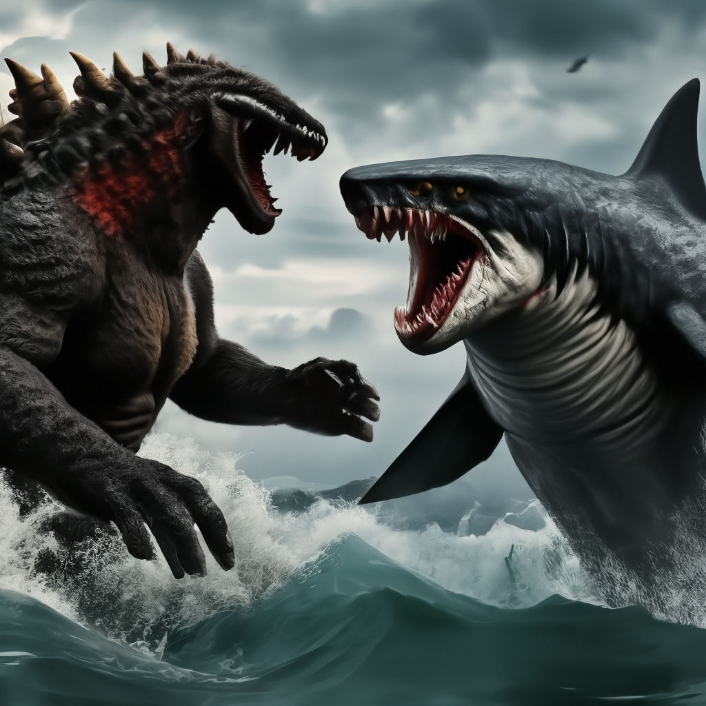 Megalodon Versus Godzilla