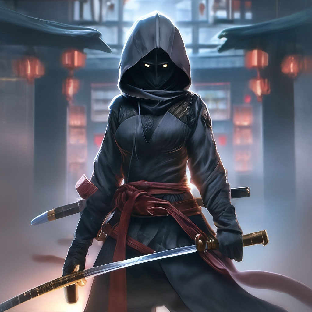 Hooded Ninja Girl