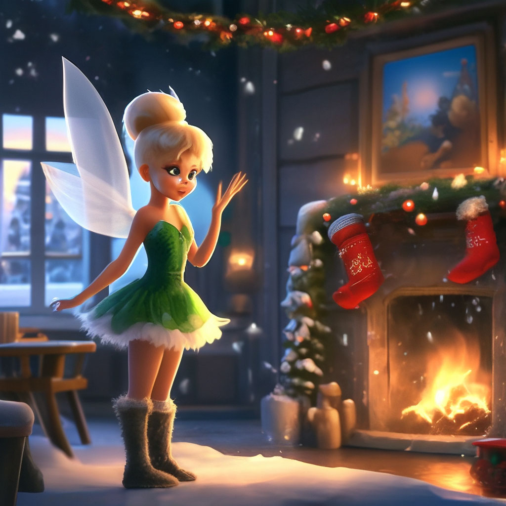Tinkerbell Winter Backgrounds Disney Fairies Photo Tinkerbell And