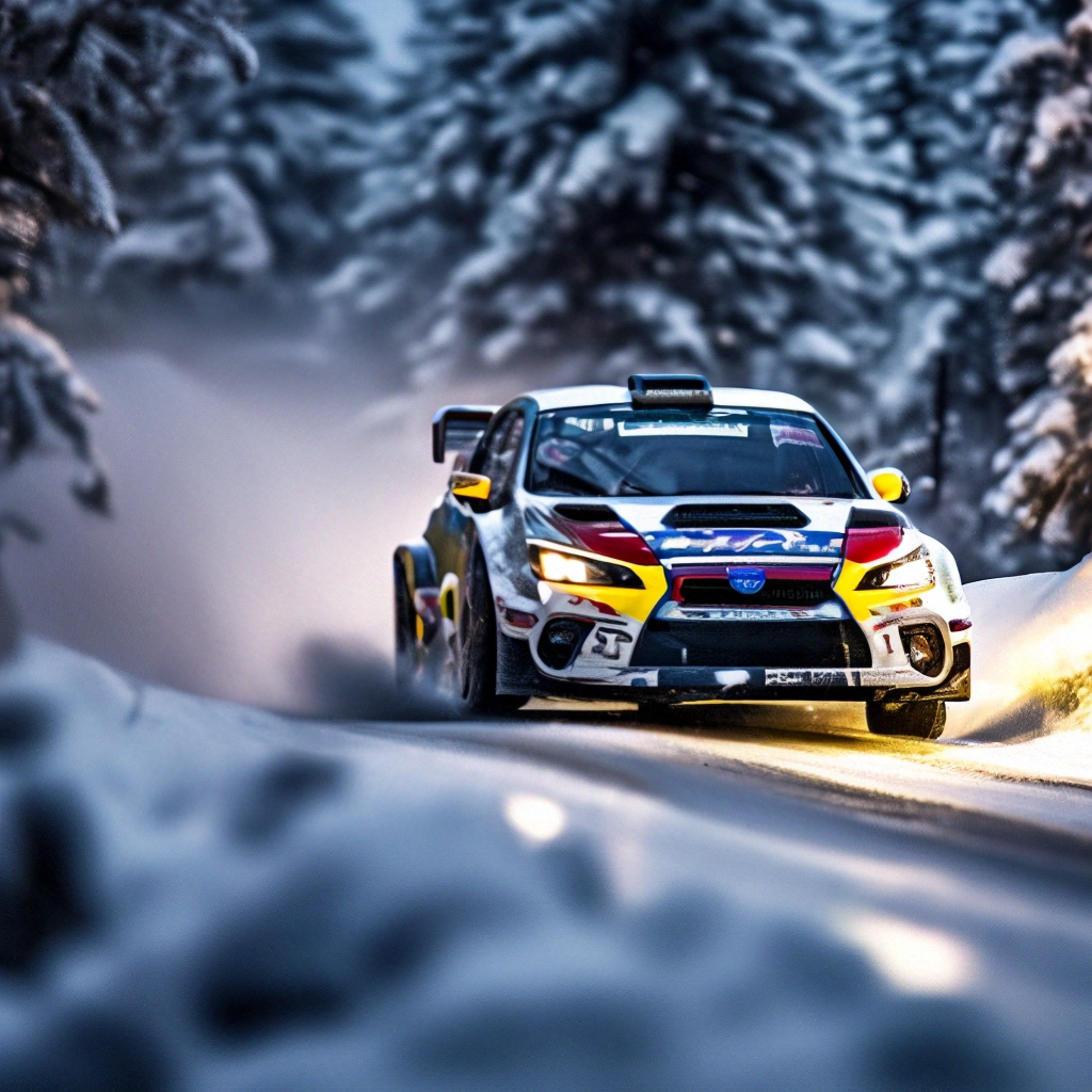 Subaru Rally Wallpaper Snow