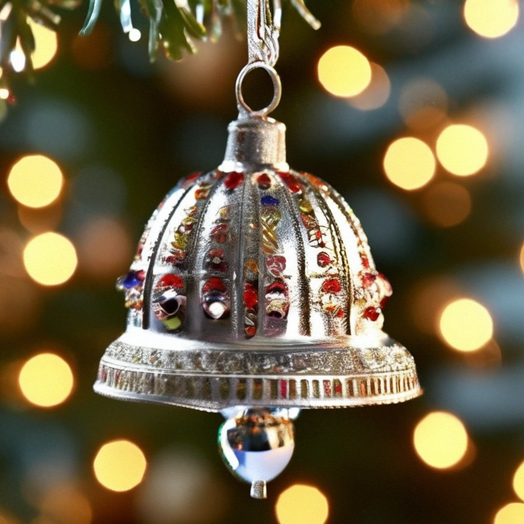 " silver metal coin bell,bell, toller, campane, sequins,glow, glitter ...
