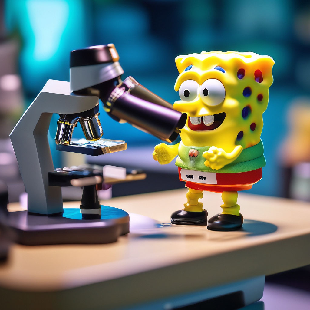 Spongebob Microscope