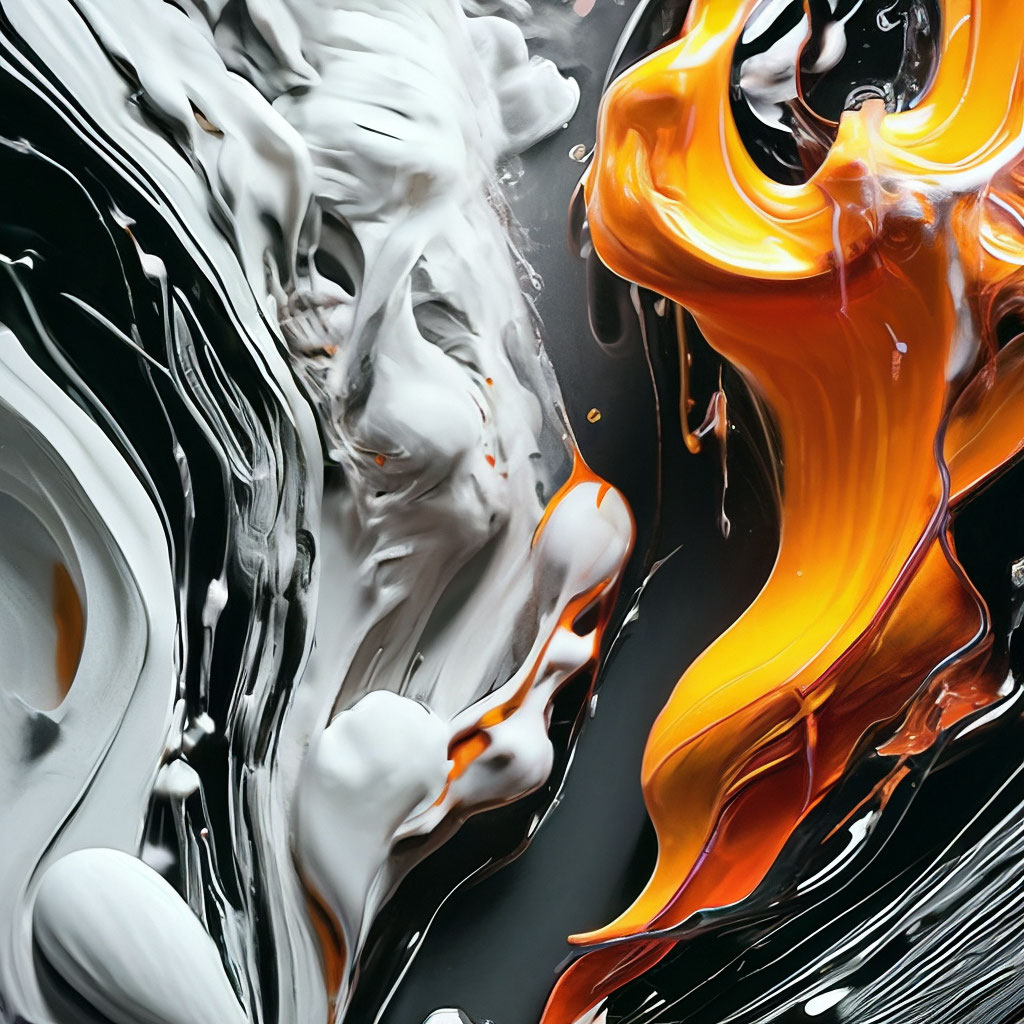 Good And Evil Abstract