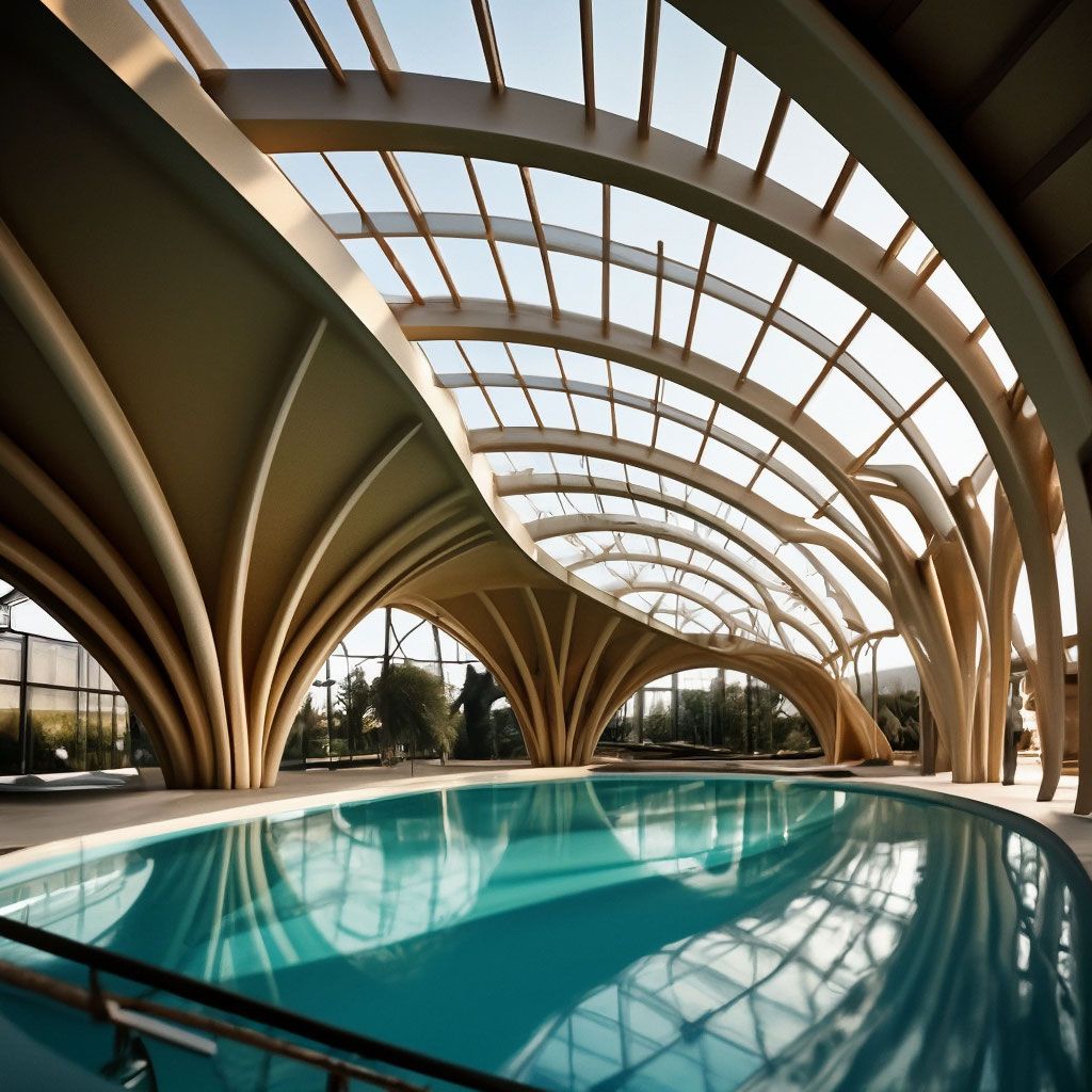 Shell Architecture Pool Swimming Pool Installation & Construction