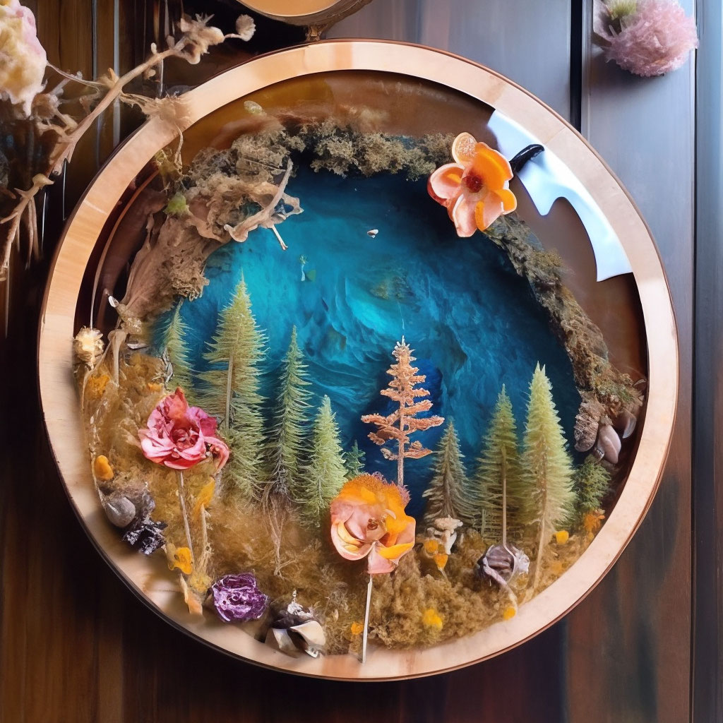 Resin wall art store