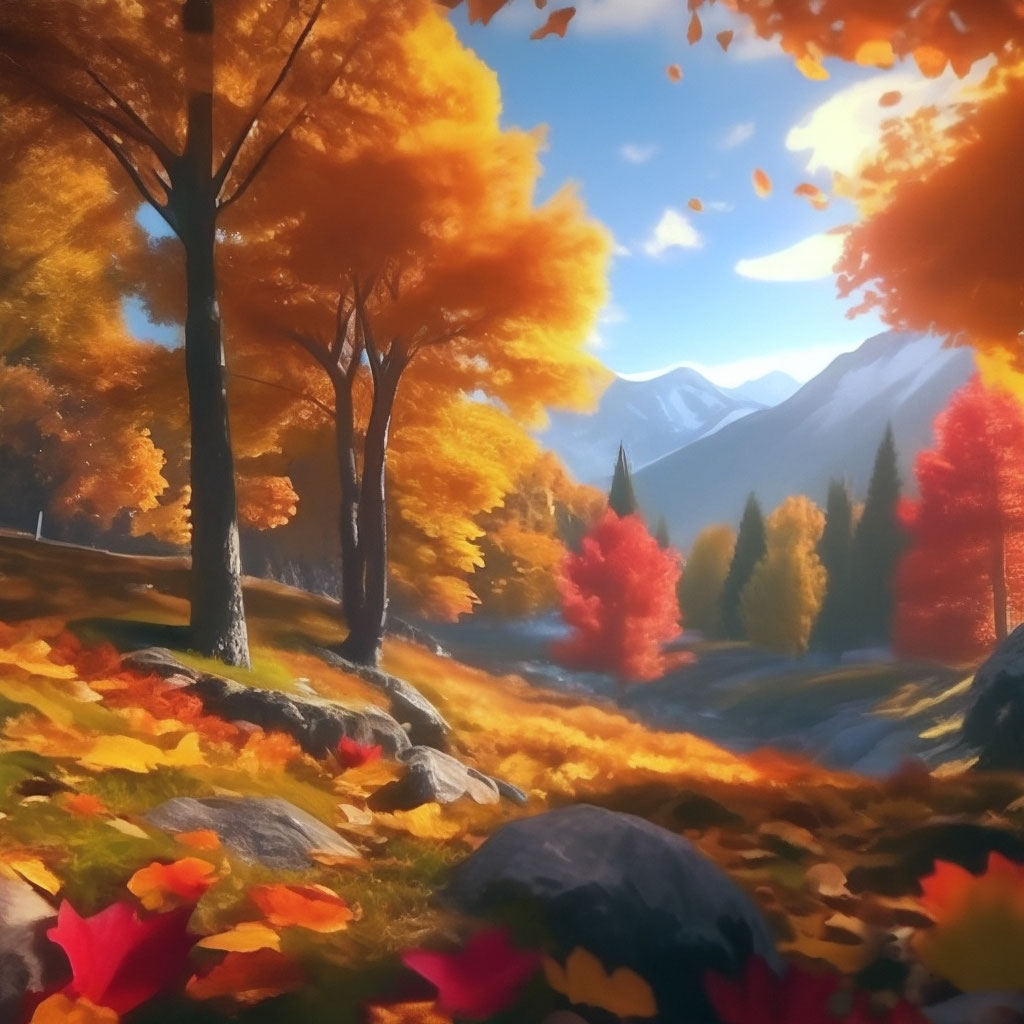 "Realistic picture of autumn 4k ultra" — image created in Shedevrum