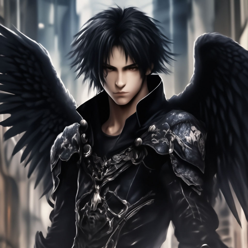 Anime Dark Angel Guy Wallpaper Dark Angel: A Haunting Anime Vision