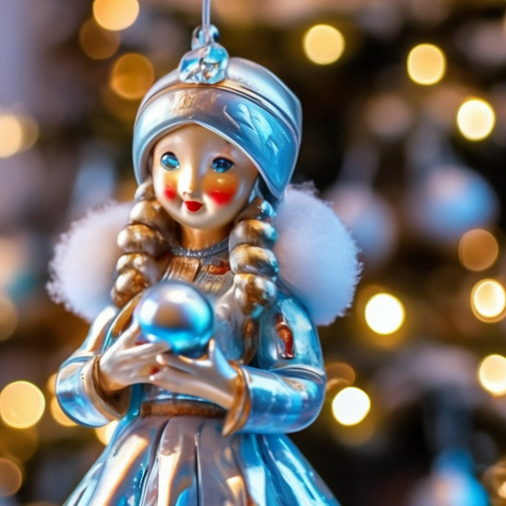 "The snow Maiden girl" — image created in Shedevrum