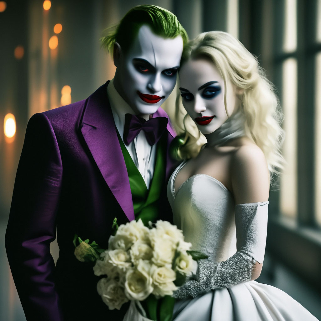 Harley Quinn Og Joker Bryllup