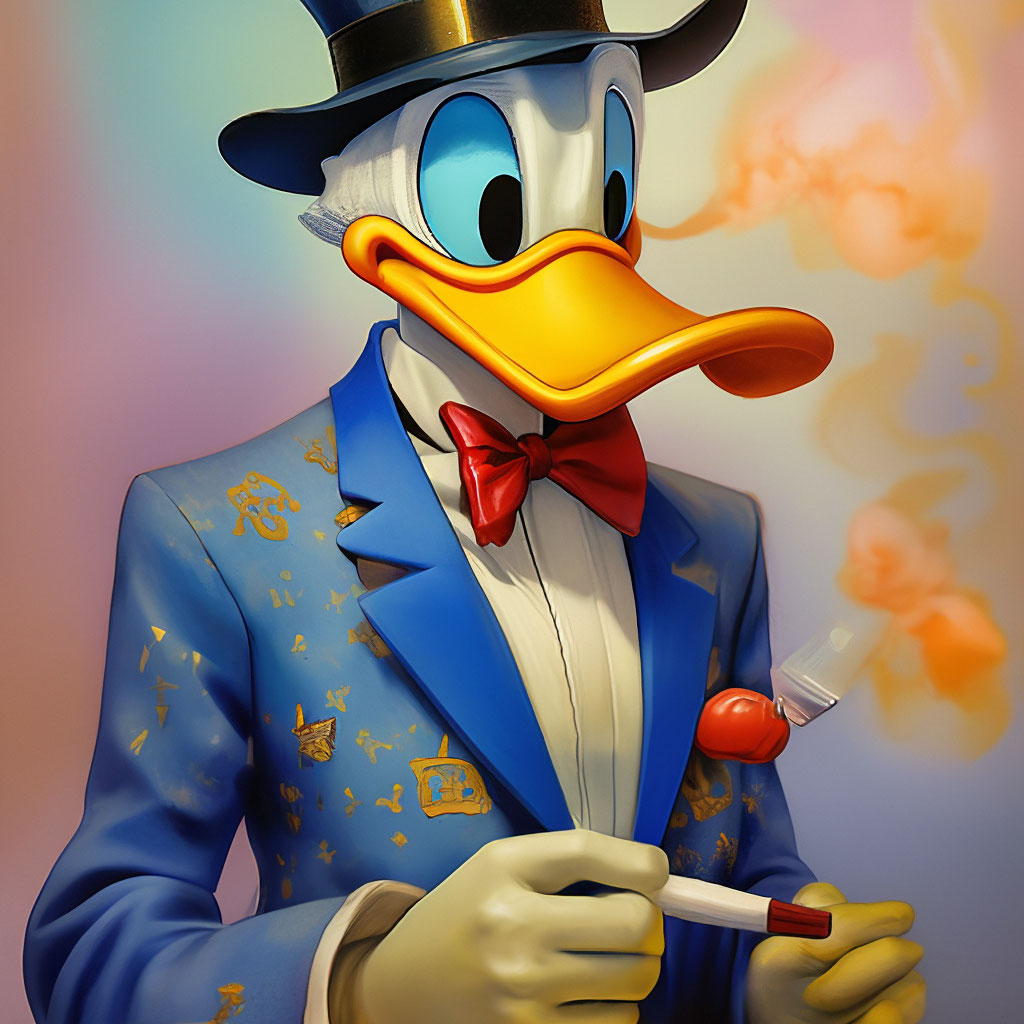 Pato Donald Triste Pato Donald & Zé Carioca Em Aquarela Do Brasil