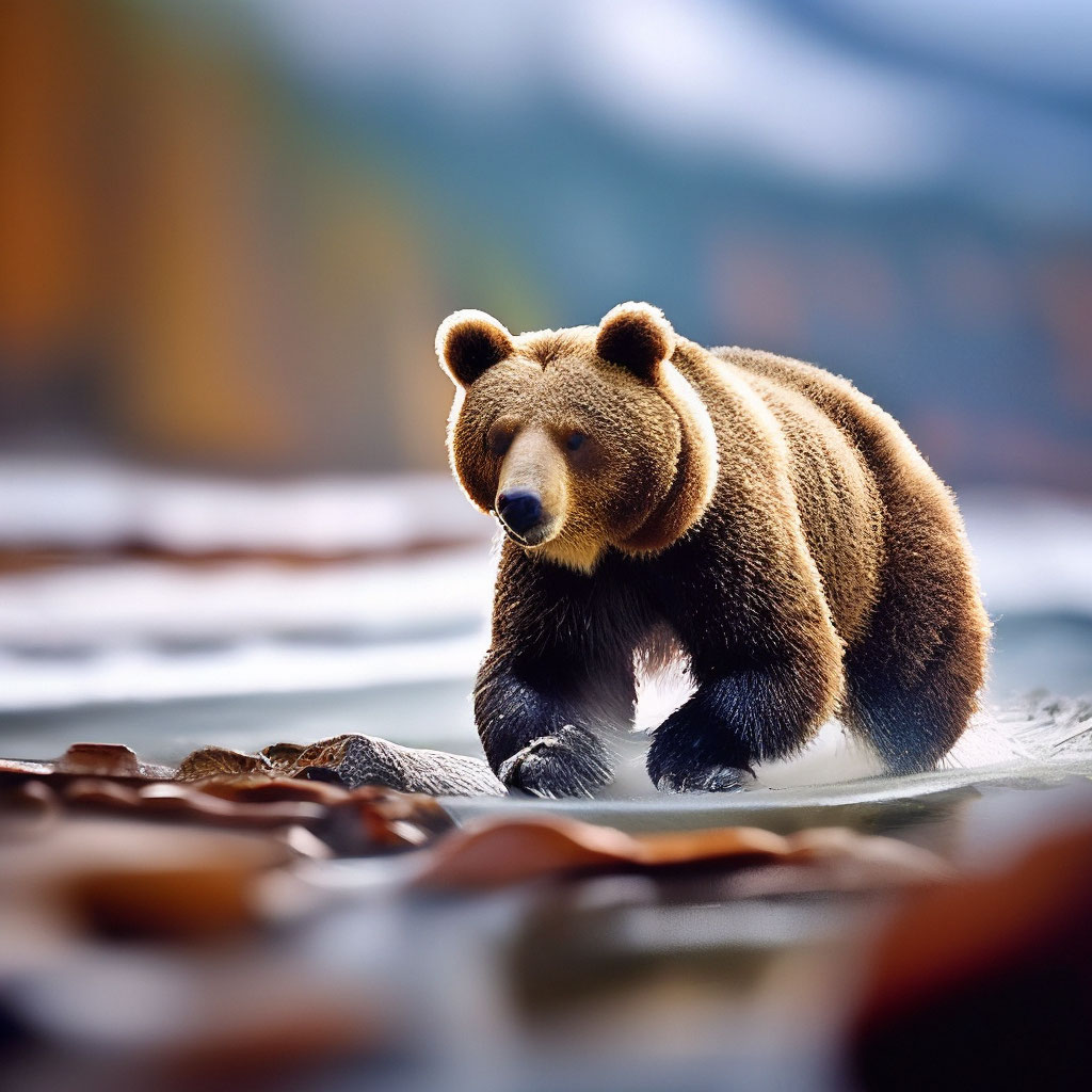 "RUSSIAN BEAR" — image created in Shedevrum