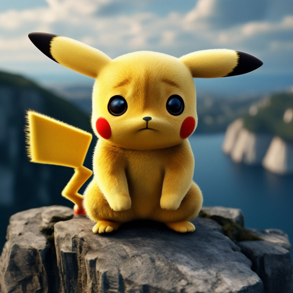 Cute Sad Pikachu