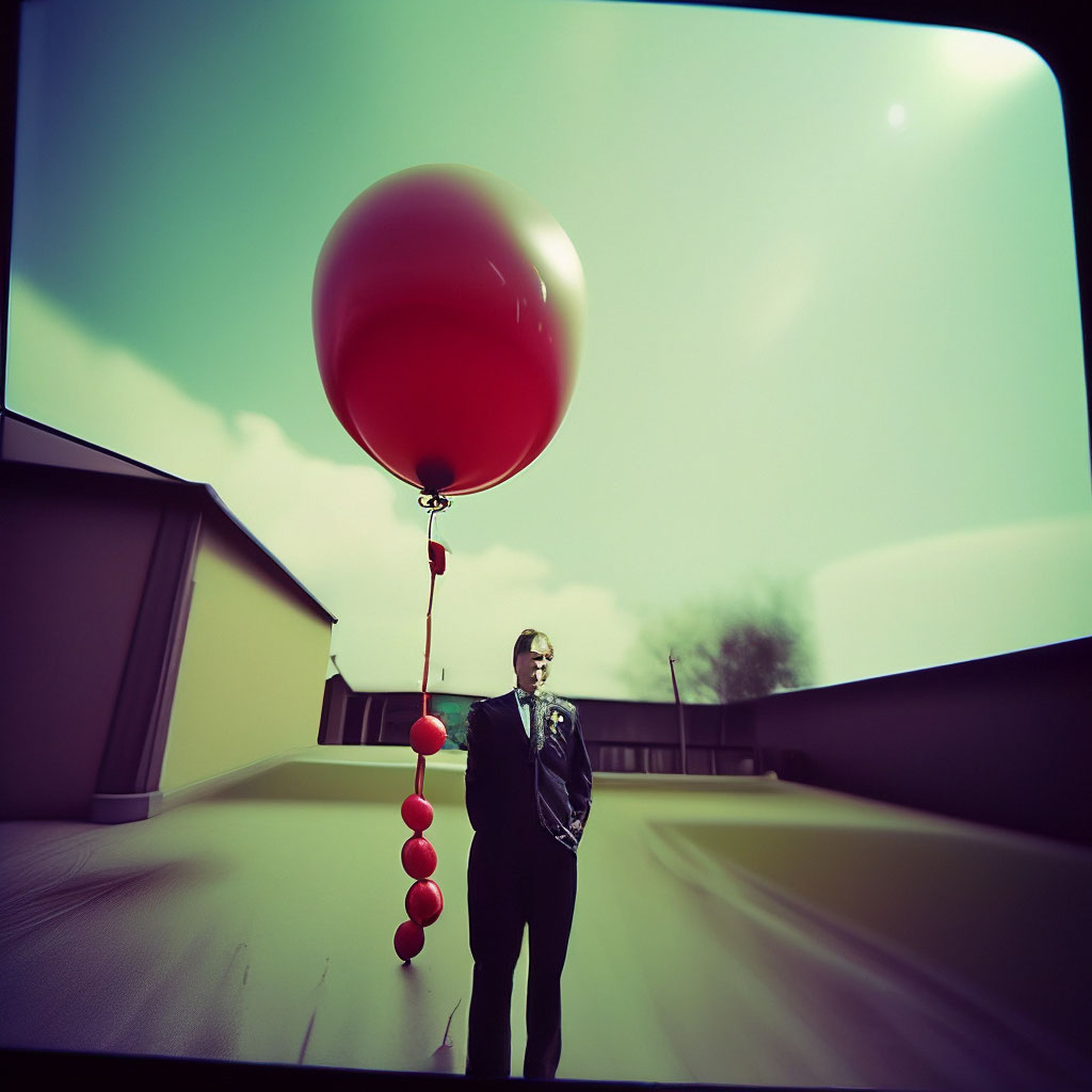 "Balloon, art house, deformation, lomography, low key, evil people ...