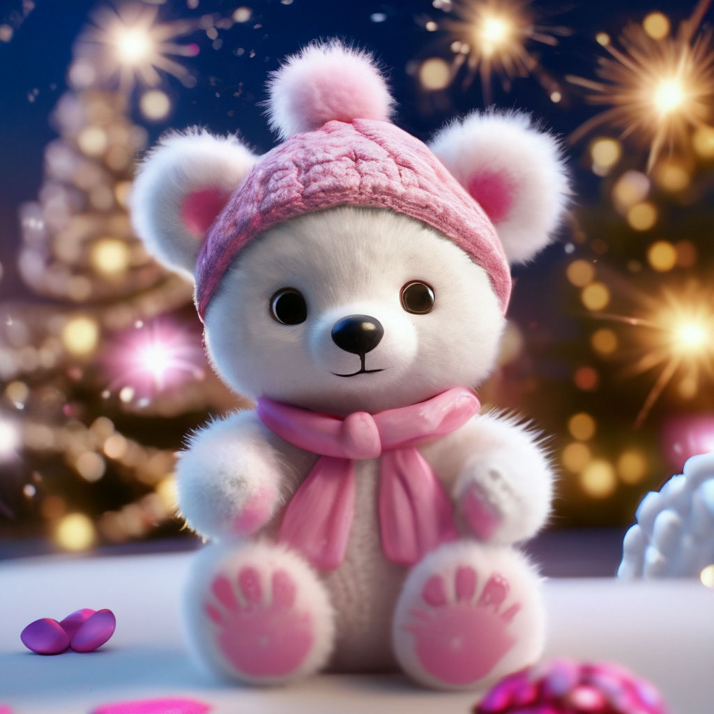 "🎁for Miledi Aaaa Ultra-detailed hyper-cute white and pink cotton candy ...