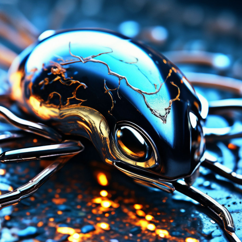 "Wide-Angle Shot, black work, amazing wonderful extraordinary chromed ...