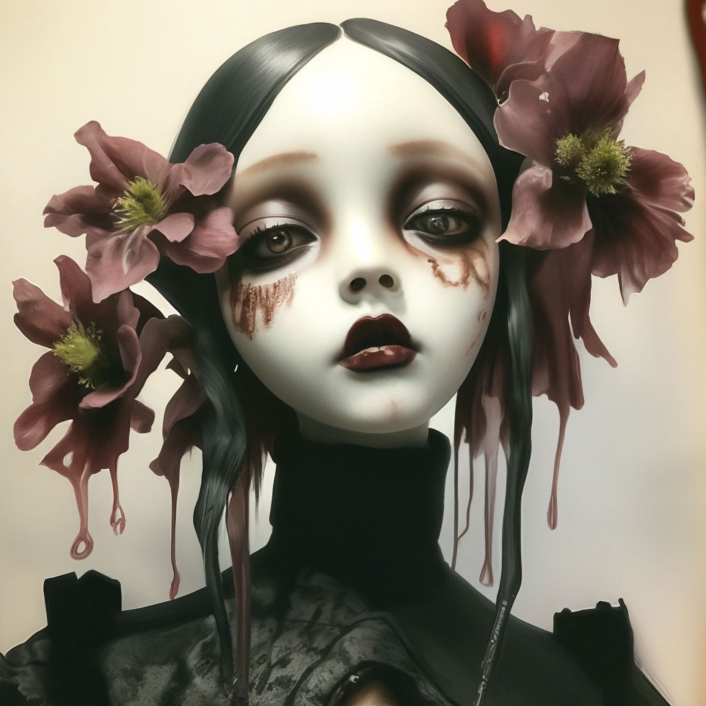 "Mannequin. a doll with a human face Columbine. fashion. the dummy is ...