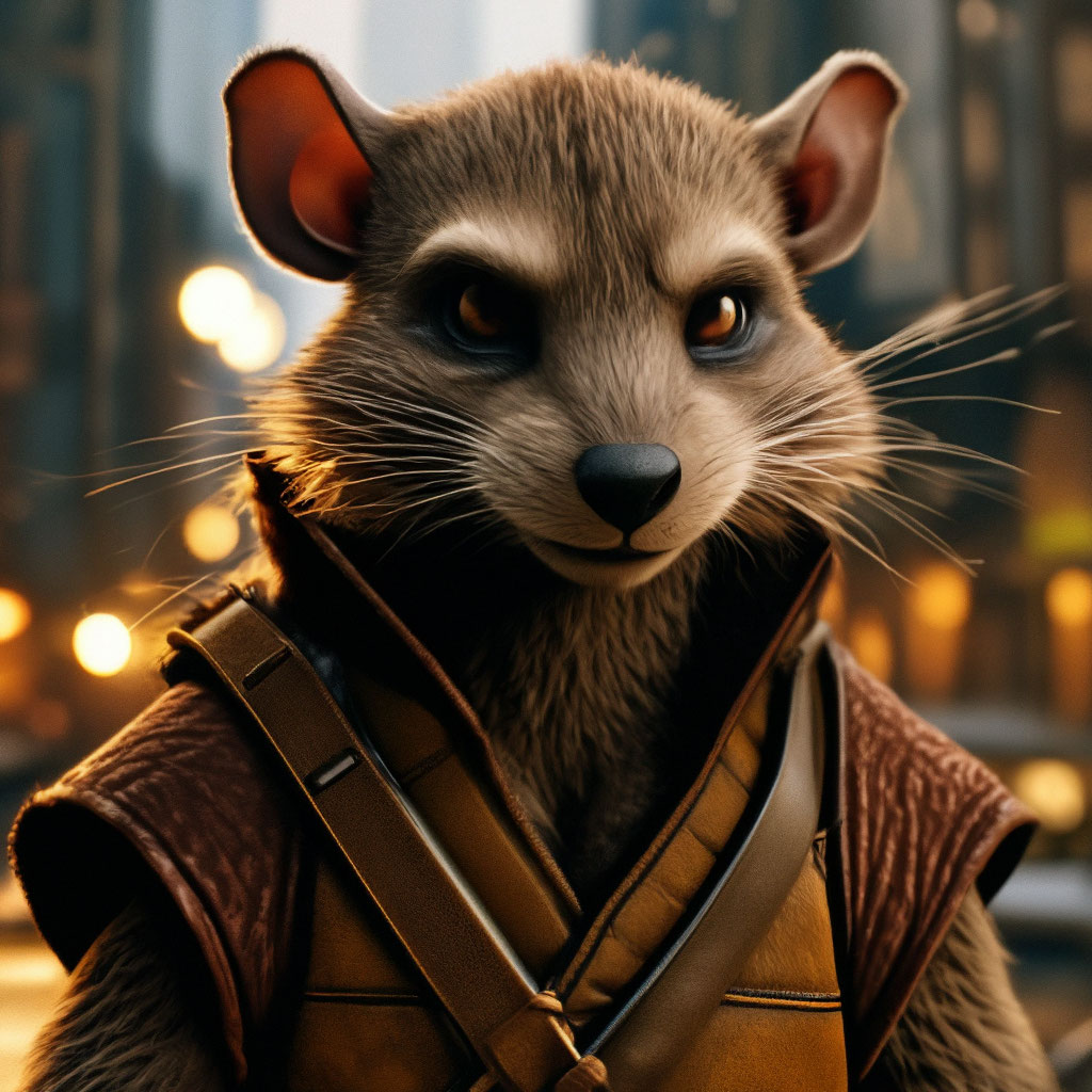 "Brown Splinter is a mutant rat from the animated series Turtle Ninja ...
