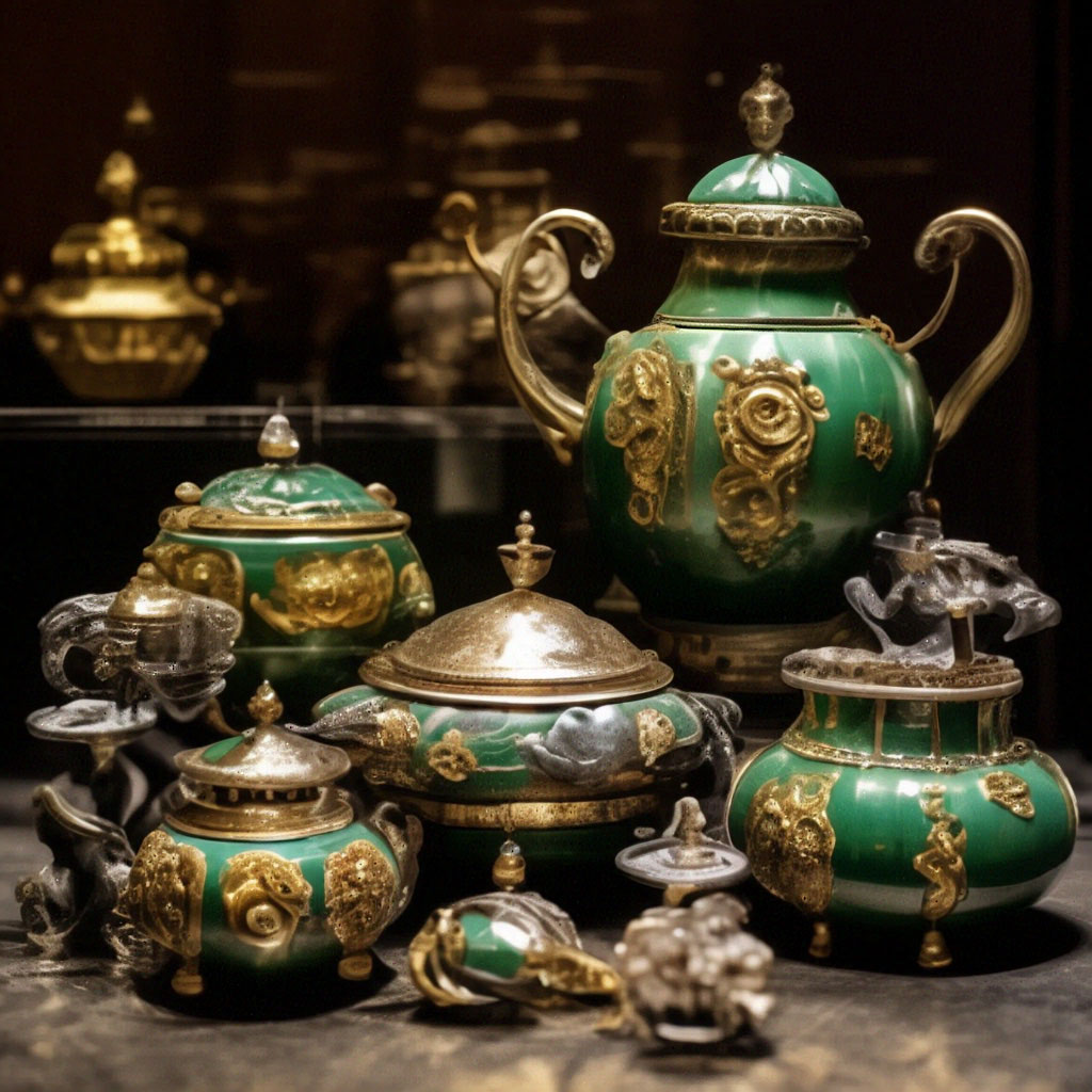 "Here is a Collage of exquisite and beautiful handicrafts, works of art ...