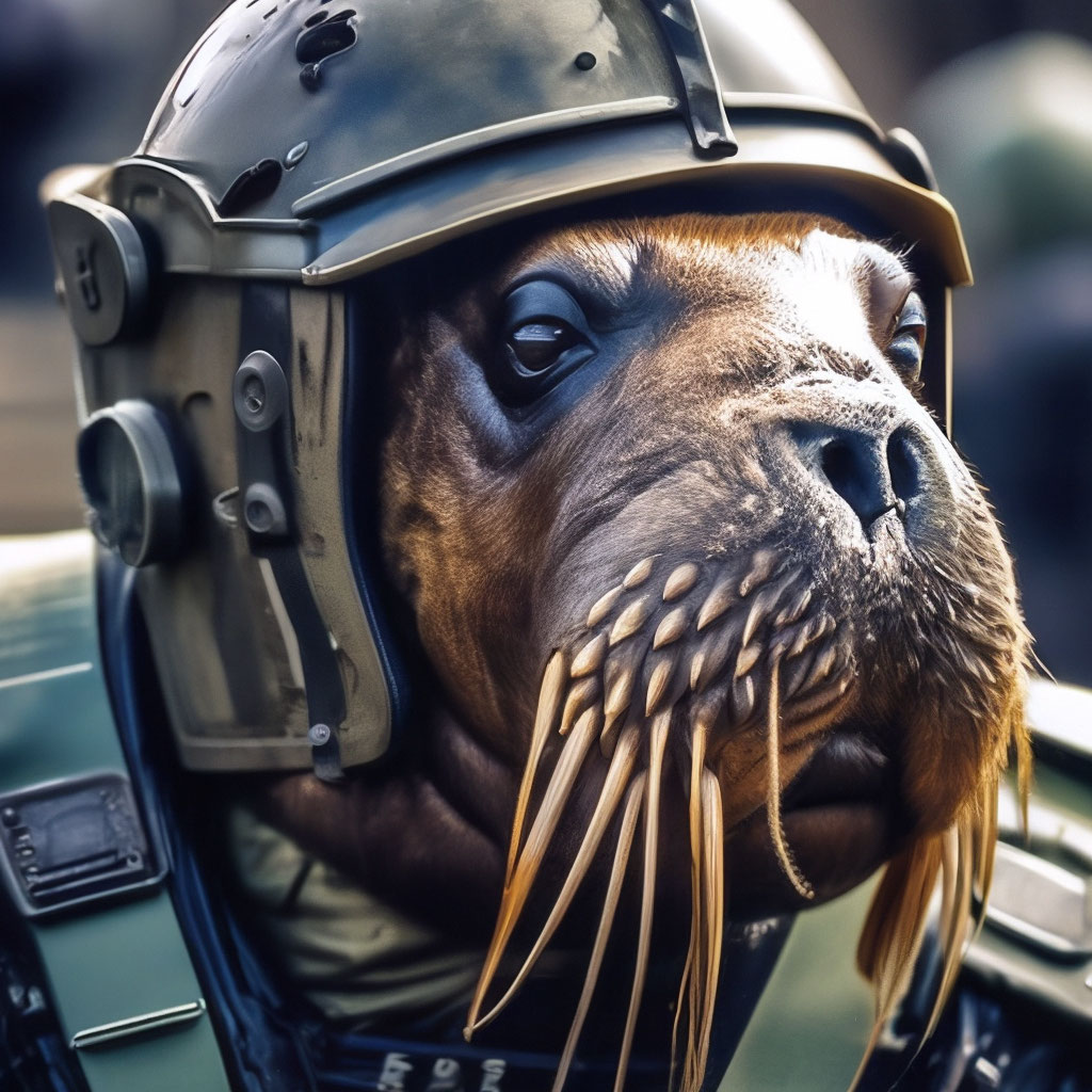"Warrior Walrus special forces. tactical helmet. tactical bulletproof ...