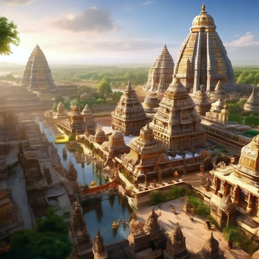 "A medieval Indian city in Telengana, with Hindu temples, palaces and ...