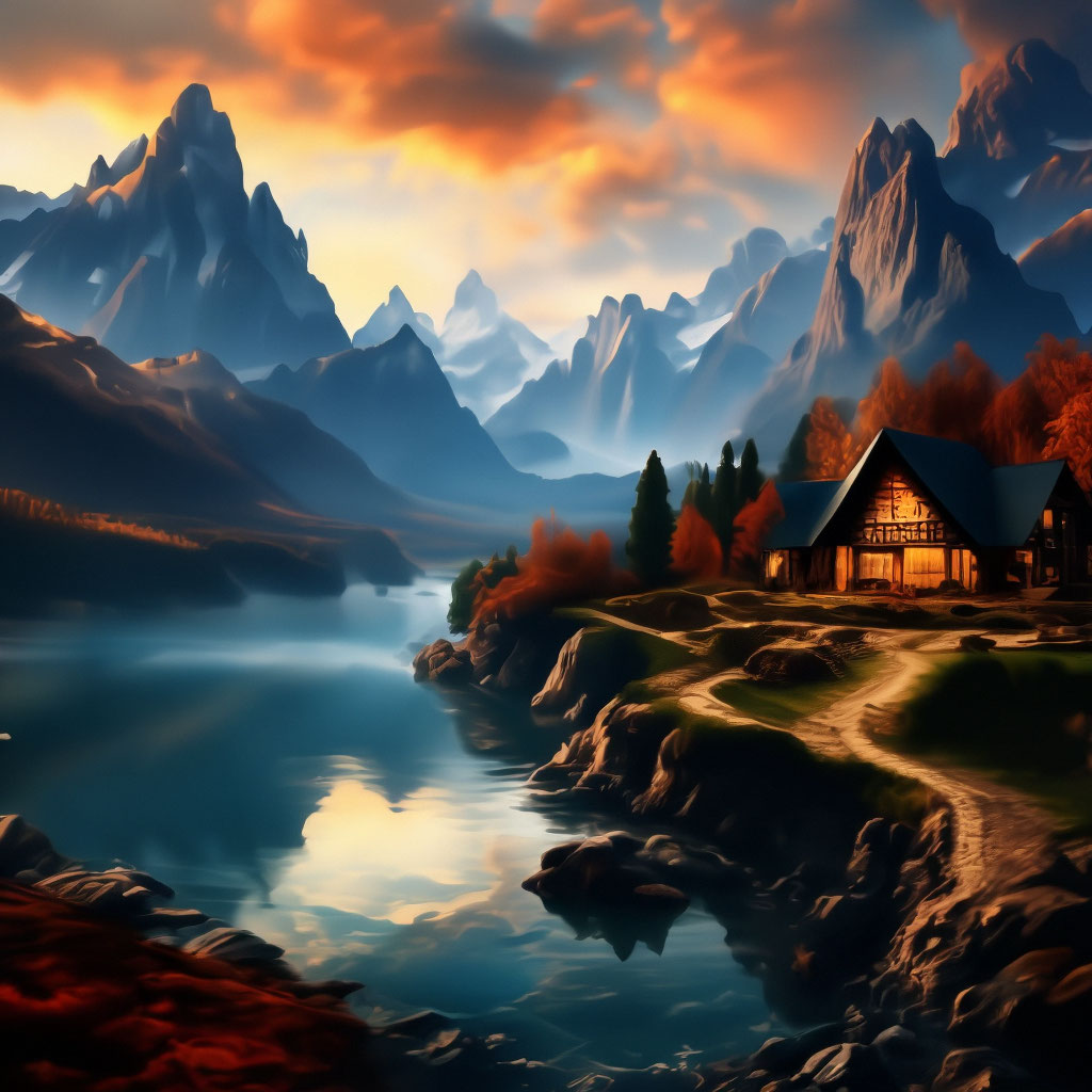 "Beautiful picture" — image created in Shedevrum