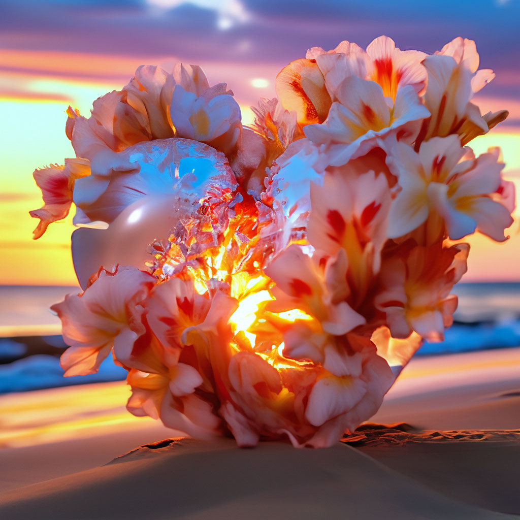 "The heart broke into flowers the heart exploded and disintegrated into ...