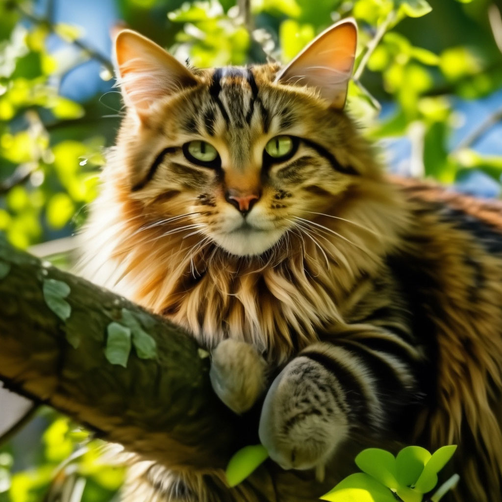 "A fabulous forest cat living in trees, a lover of floral nectar, green ...
