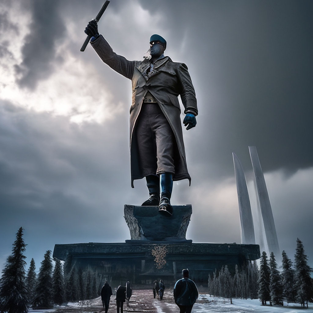 "COB 2023, General Petrov looks into the depths, there is a tall ...