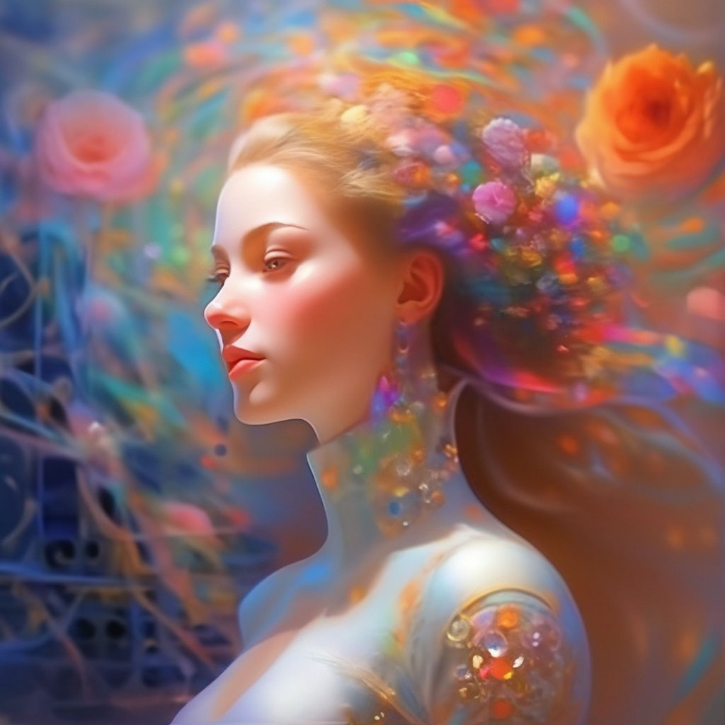 "Neural network, draw something beautiful" — image created in Shedevrum