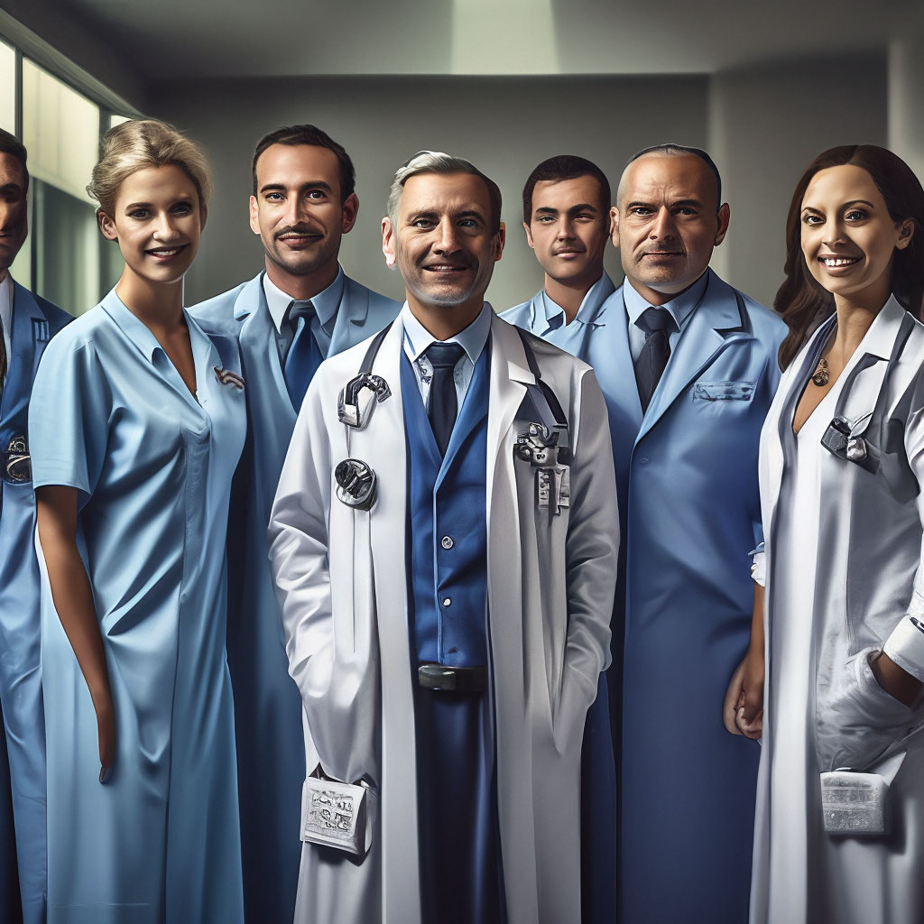 "A large family of doctors, aesthetically pleasing, beautiful ...