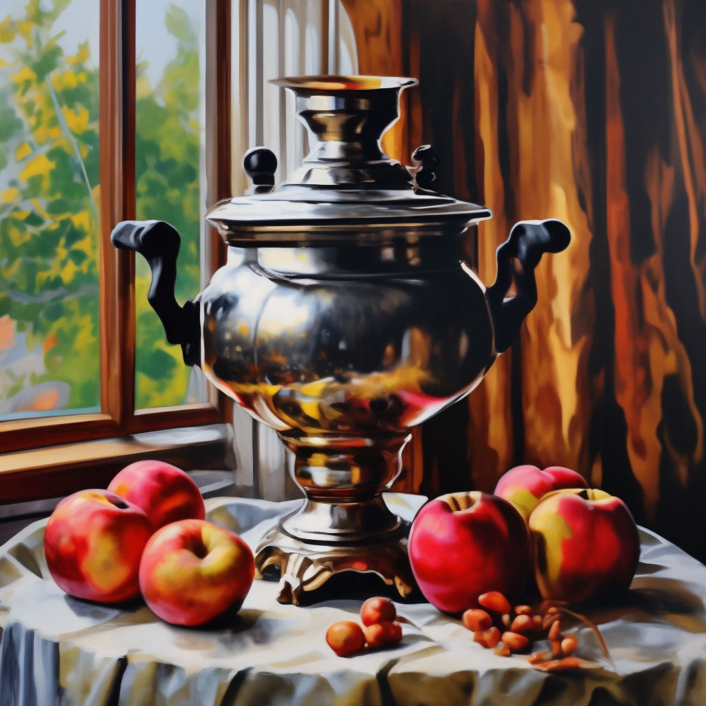 "Picture. painting. expressionism. Russian Russian still life with a ...
