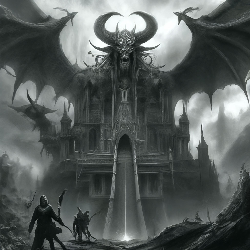 "Hell Gothic" — image created in Shedevrum