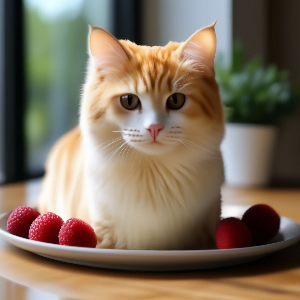 "Cheesecake cat" — image created in Shedevrum