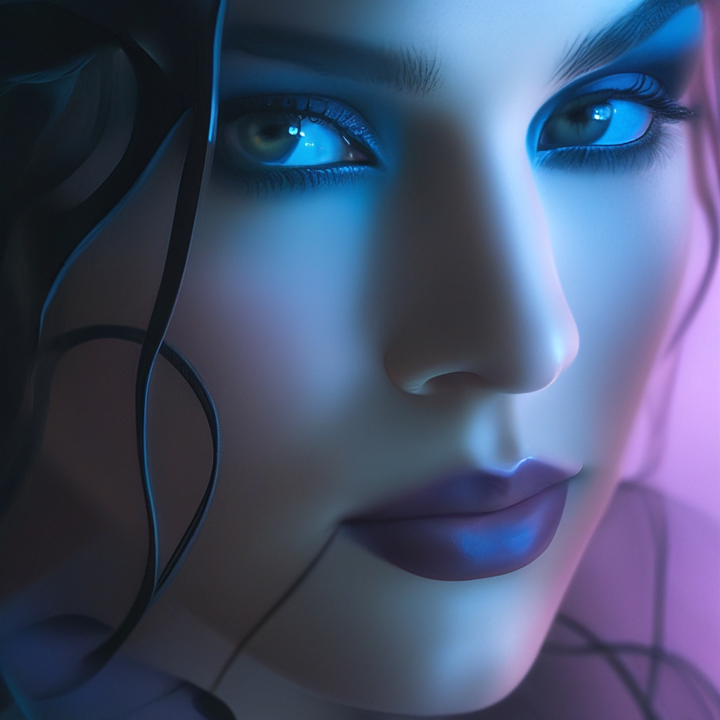 "A woman is naturally a beauty" — image created in Shedevrum