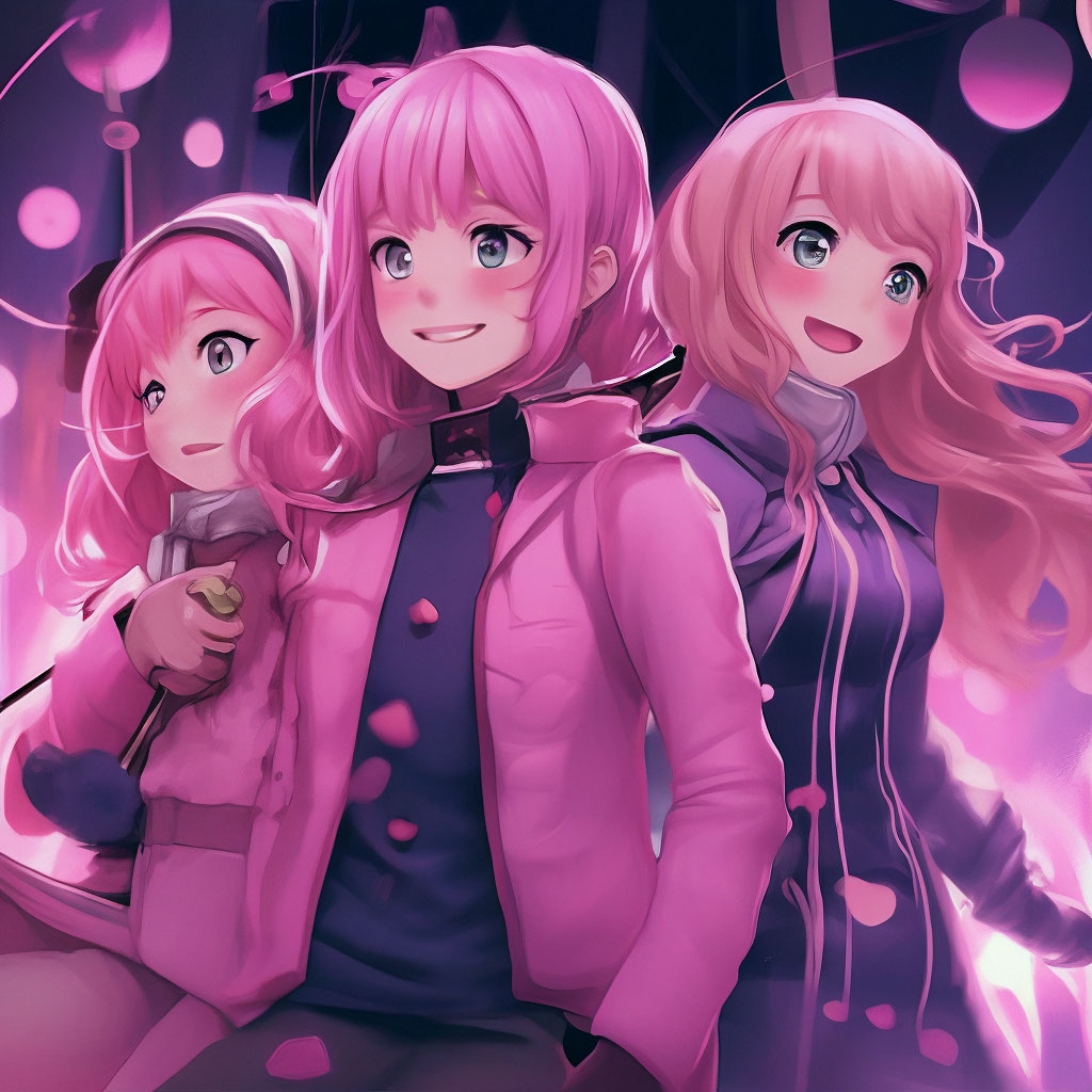 "Pink years" — image created in Shedevrum