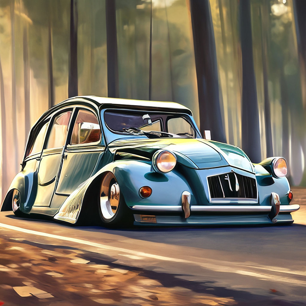 "Citroen CV stance, tuning, custom, airsuspension, low classic, лето ...