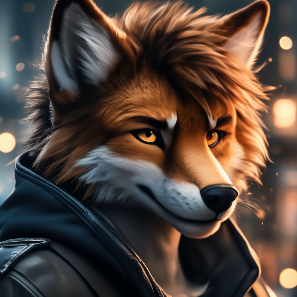 "Furry" — image created in Shedevrum