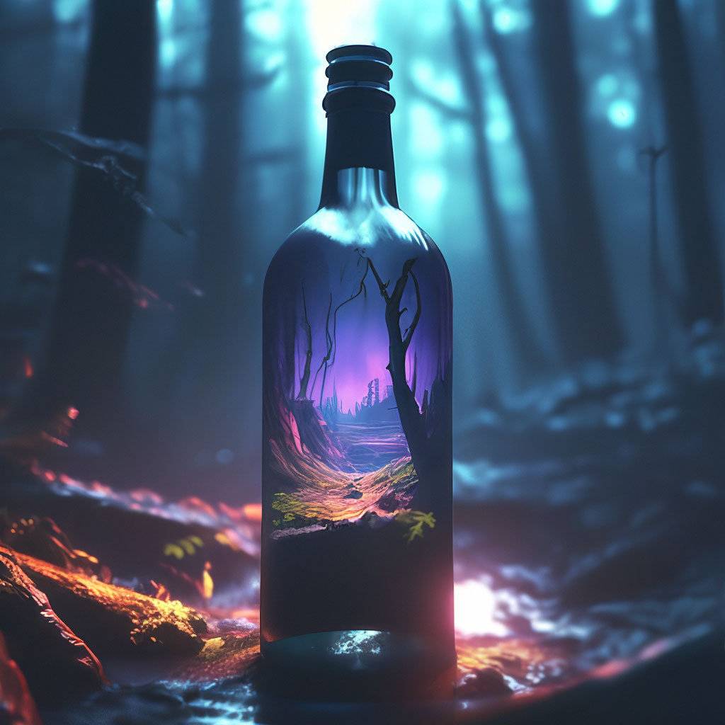 "Hopeless life at the bottom of the bottle.. Darkly psychedelic,horror ...