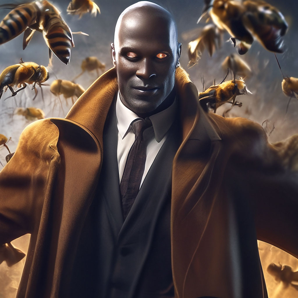 "Candyman-TonyTodd, tall dark-skinned handsome man in a long coat with ...
