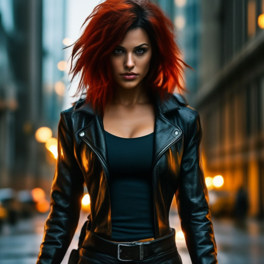 "Kylie Griffin, full body shot, full hight, long shot, high details ...