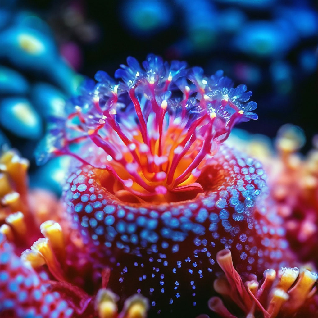 "Invisible to the eye Microscopic most beautiful sea flower ...